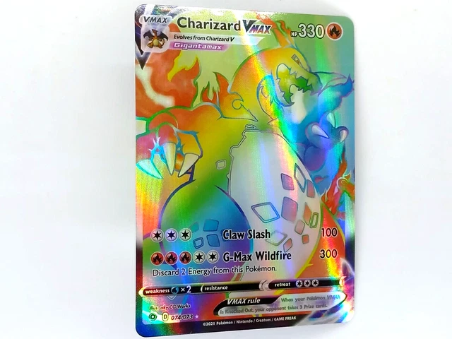 POKEMON RAINBOW CHARIZARD Vmax Fan Art EUR 1,50 - PicClick FR