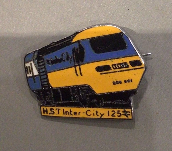 BRITISH RAIL HIGH Speed Train HST Intercity 125 Class 43 Enamel Brooch ...