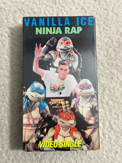 SEALED VANILLA ICE Teenage Mutant Ninja Turtles Ninja Rap VHS Video ...