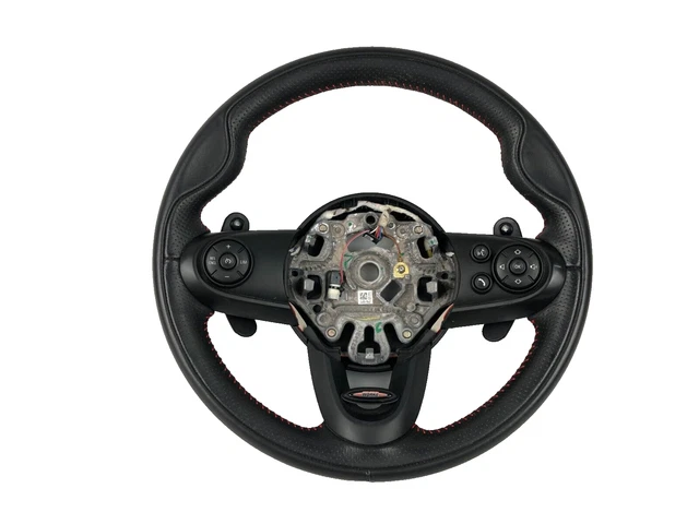 MINI COOPER S Jcw F56 Fonctionne Multi Multifonction Rame Cuir ...