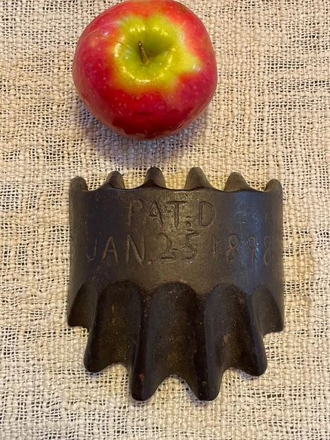 ANTIQUE PATENT JAN. 25 1898 Tinsmith Blacksmith Swage Tool Gutter Crimp ...