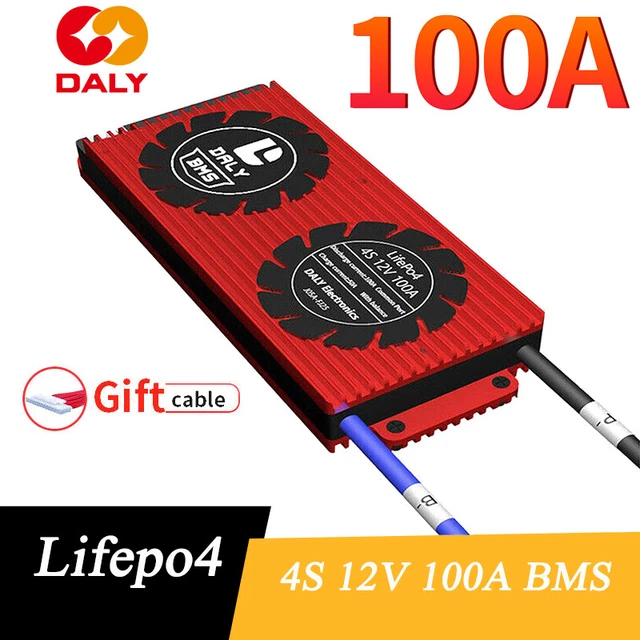 DALY LIFEPO4 4S 12V 100A BMS Battery Pack Common Port with Balance for Solar ADE EUR 31,69 ...