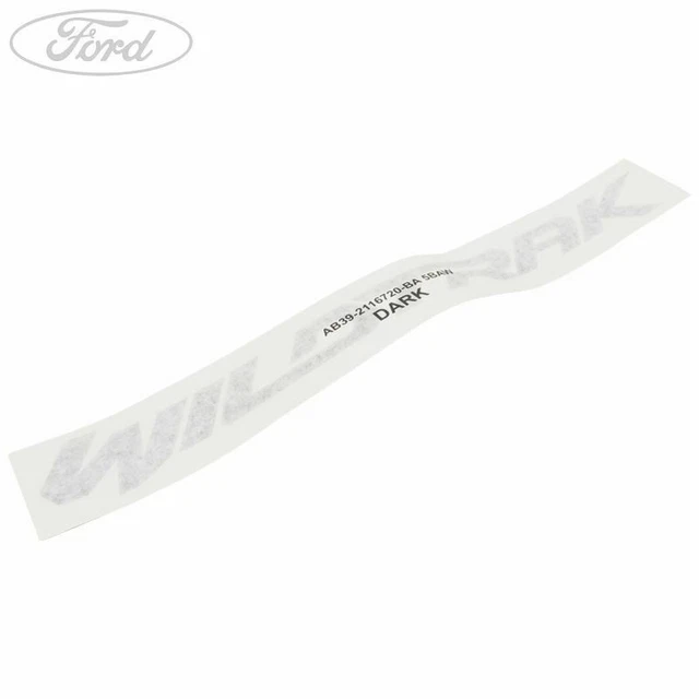 GENUINE FORD RANGER TKE Wildtrak Logo Name Plate Decal Black 2011-2015 ...