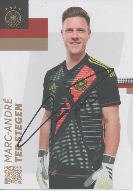 MARC-ANDRÉ TER STEGEN (DFB) Saison 2024/2025, Originalunterschrift EUR ...