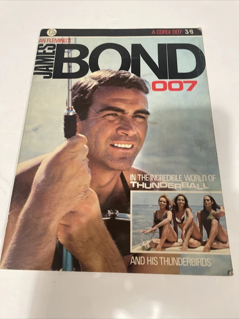 JAMES BOND 007 Thunderball Corgi Programme / Magazine 1965 Sean Connery £21.95 - PicClick UK