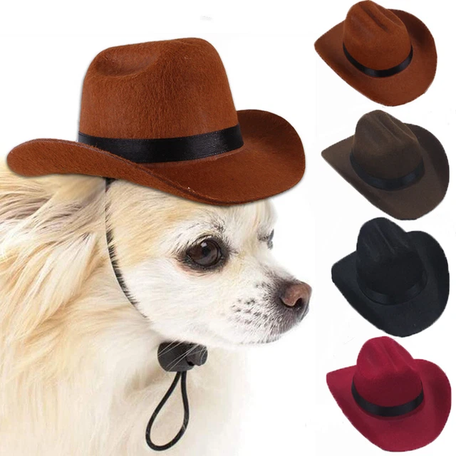 PET HAT DOG Western Cowboy Hat Pet Triangle Scarf Photo Prop ...