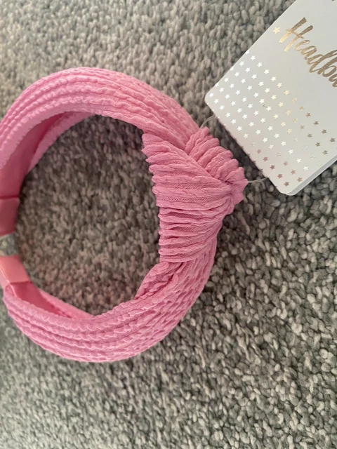 MS. RACHEL PINK Headband Miss Rachel Knot Hairband Halloween Fancy ...