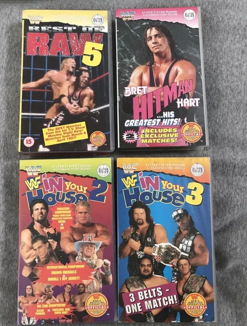 WWF WWE WRESTLING Vhs Bundle X 4 £20.47 - PicClick UK
