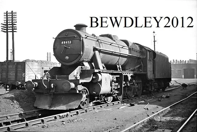 NEGATIVE 35MM STANIER 8F 48652 NO LOCATION OR DATE RECORDED circa 1963 ...
