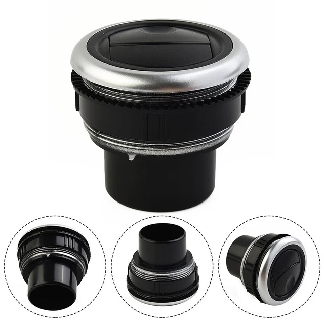 TABLEAU DE BORD d'évacuation de sortie d'air noir + argent flambant ...