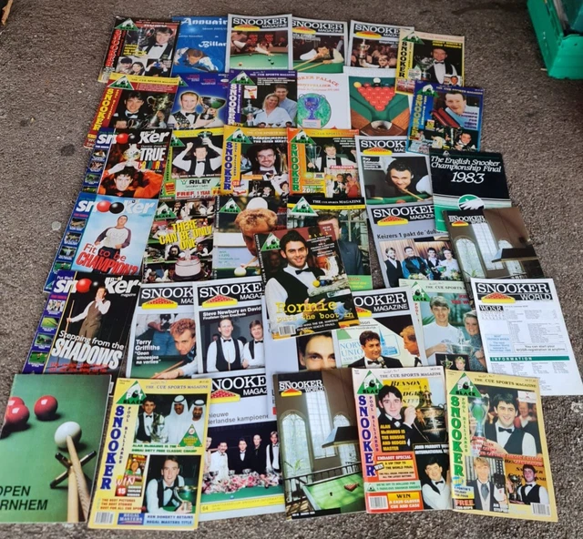SNOOKER MAGAZINES X 100 Approx - various job lot - Pot Black, Snooker ...