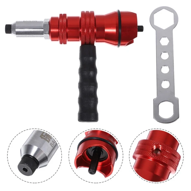 RIVET REMOVAL TOOL Installation Nuts Adaptor for Drill Electric Powered ...