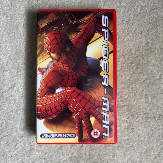 SPIDER-MAN VHS PAL UK 2002 Brand New Sealed Tobey Maguire Kirsten Dunst ...