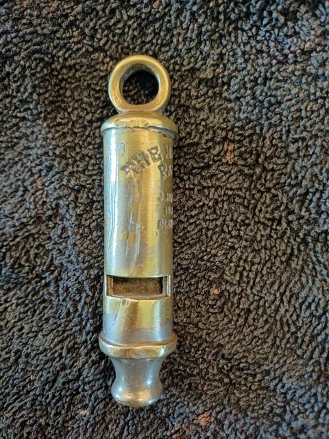 METROPOLITAN POLICE WHISTLE, Vintage, Made in England, Genuine 0.00 ...