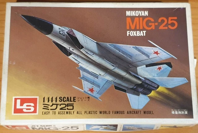 1/144 LS RUSSIAN Mikoyan MiG-25 Foxbat - Sealed in bag EUR 8,74 ...