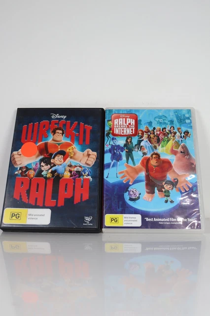 WRECK-IT RALPH / Ralph Breaks The Internet Bundle DVD 2 Movies Region 4 ...