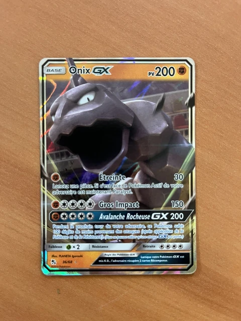 Carte PokÉmon Onix Gx 36 68 Destinées Occultes Fr Neuf Eur 4 00