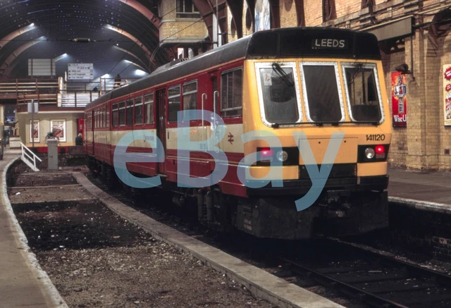 35MM RAILWAY SLIDE of Class 141 DMU 141120 @ York Copyright to Buyer £4 ...