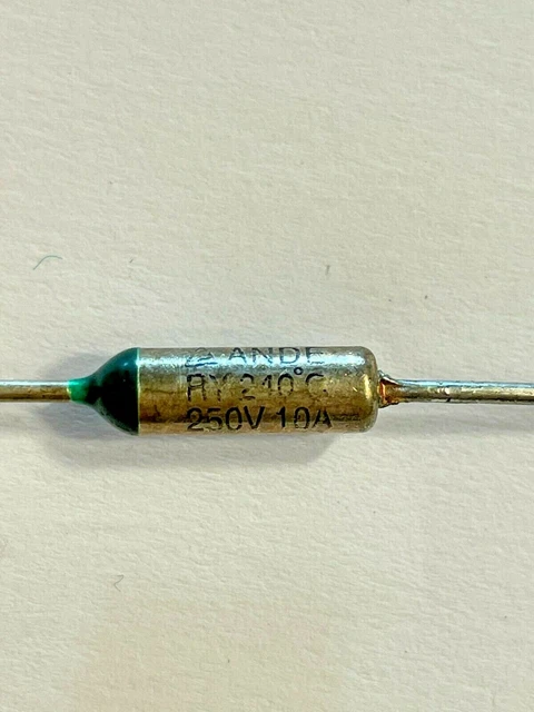 THERMOFUSIBLE AXIAL ANDE BAILE RY240 250V 10A TF240°C X Plusieurs Multi ...
