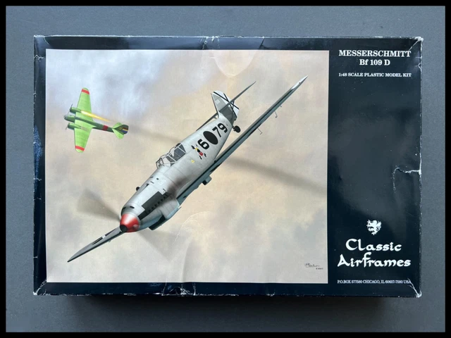 CLASSIC AIRFRAMES MESSERSCHMITT Bf 109D 1:48 Model Kit £63.95 - PicClick UK