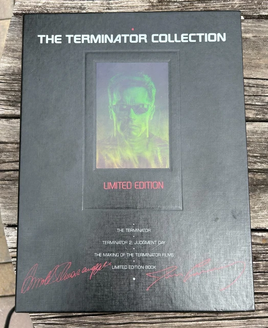 THE TERMINATOR COLLECTION VHS Box Set 3 Tapes Booklet Limited Edition ...