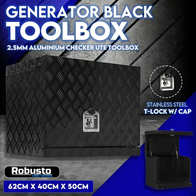 ALUMINIUM TOOLBOX UTE Tool box Generator Trailer Canopy 620x400x500 ...