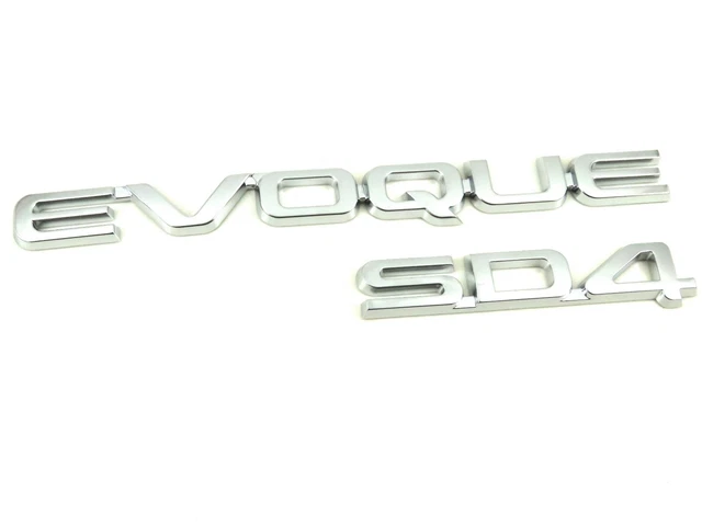 GENUINE NEW RANGE ROVER EVOQUE SD4 REAR BADGE Boot Emblem 2011+ 2.0 2.2 ...