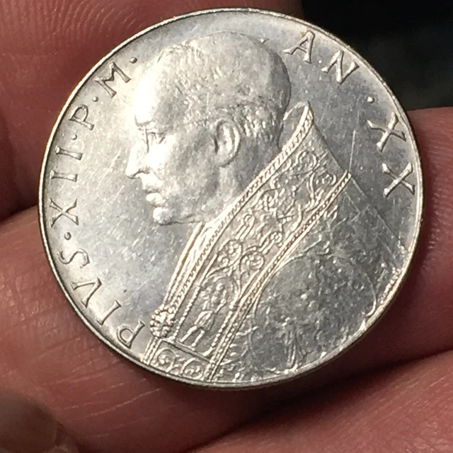 100 VATICAN LIRE 1958 Di Pius Xii £0.88 - PicClick UK