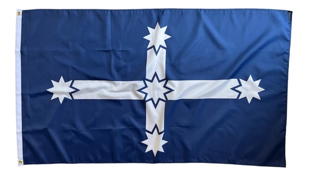 EUREKA FLAG LARGE 100D Eureka Stockade Southern Cross Australian Flag ...