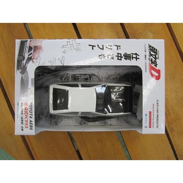 INITIAL D TOYOTA AE86 Wireless Mouse 2nd Ver Black Trueno Fujiwara Tofu ...