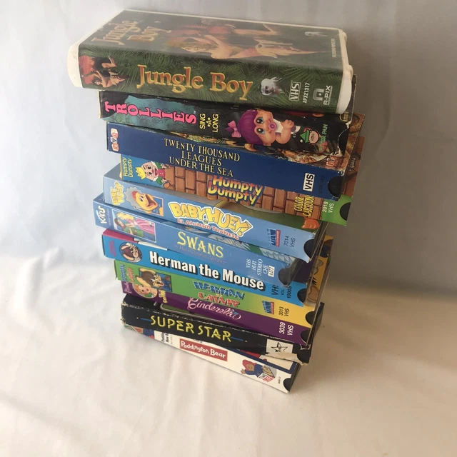 VINTAGE CHILDREN’S VHS tapes lot 11 Cartoons EUR 8,49 - PicClick FR
