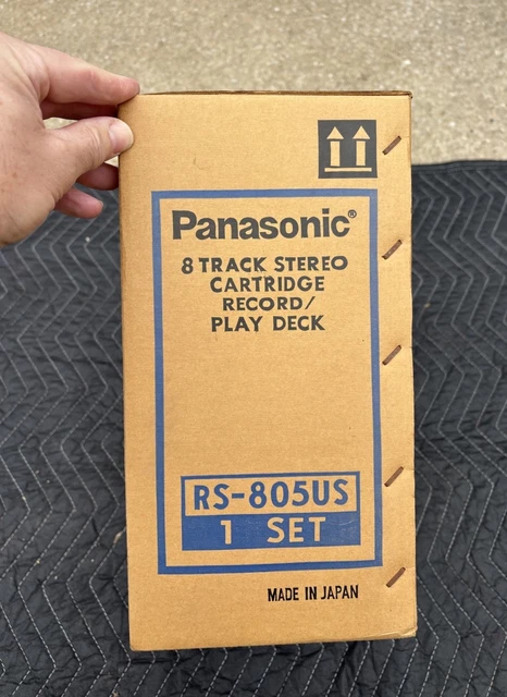 VTG PANASONIC 8 Track Stereo Cartridge Record/Play Deck RS-805US w ...