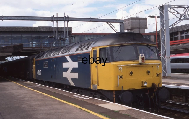 35MM SLIDE - BR Diesel Electric Loco Class 47. 47847 @ Stafford £4.10 ...