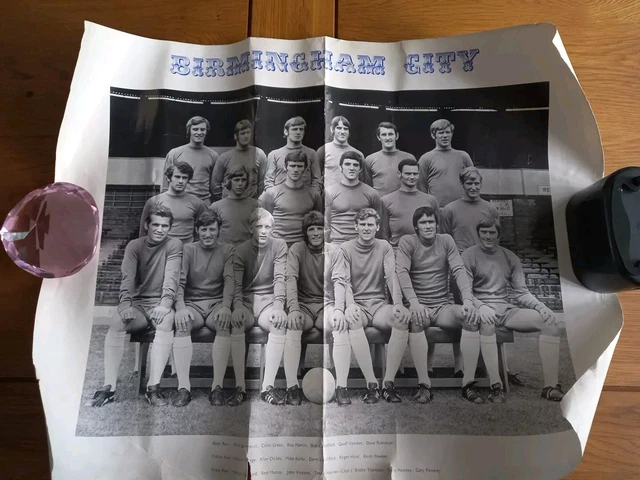 VINTAGE BIRMINGHAM CITY FC Team Photograph -1960's £3.99 - PicClick UK
