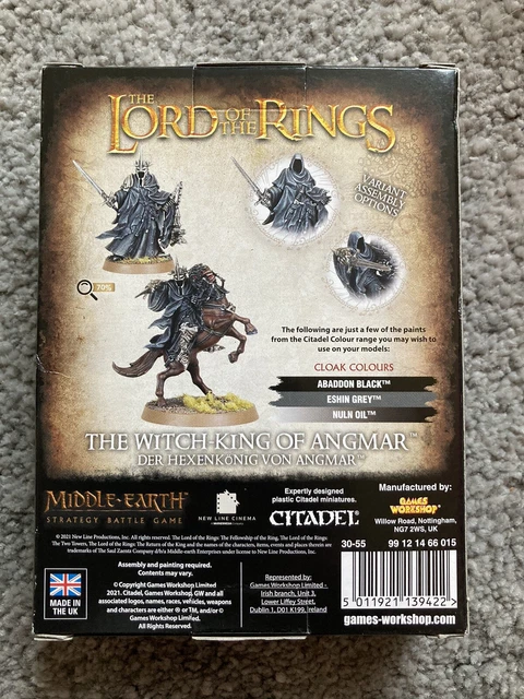 THE WITCH-KING OF Angmar Lord of the Rings | Middle Earth SBG Miniatures Set £15.00 - PicClick UK