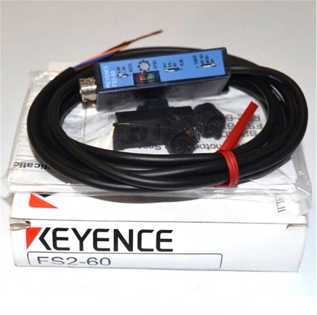 QTY. 3 Keyence FS2-60P Fiber Optic Amplifier Sensor 12-24VDC 40V New NIB £17.74 - PicClick UK
