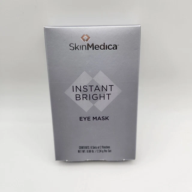 SKIN MEDICA INSTANT Bright Eye Mask - Lot of 12 Boxes, 6 Sets of 2 ...