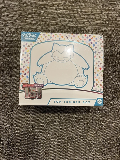 POKEMON KARMESIN & Purpur 151 Top Trainer Box - DEUTSCH NEU & OVP TTB ...