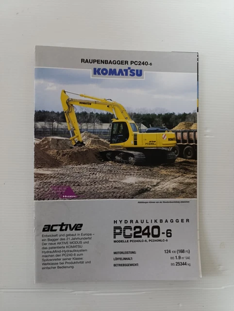 KOMATSU HYDRAULIKBAGGER PC 240-6 EUR 4,00 - PicClick DE