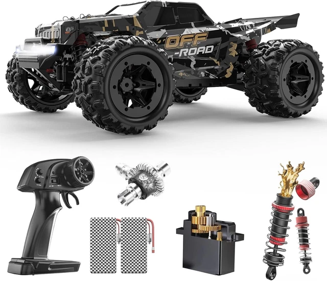 1:16 4WD RC Monster Truck – 40KM/H All-Terrain Fast Car, Dual Battery £ ...