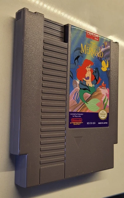 DISNEY'S THE LITTLE Mermaid Nintendo Entertainment System NES 1991 ...