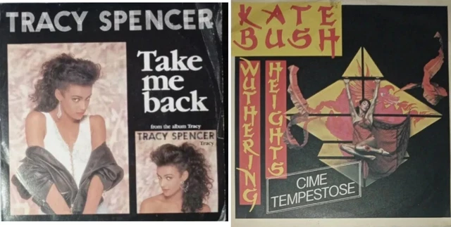 DISCO 45 GIRI KATE BUSH Wuthering Heights 1978 + Tracy Spencer Take Me ...