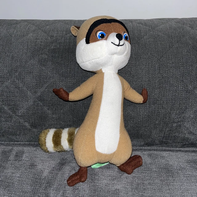 GOSH 2006 DREAMWORKS Over The Hedge RJ The Raccoon Blue Eyes Plush Toy ...