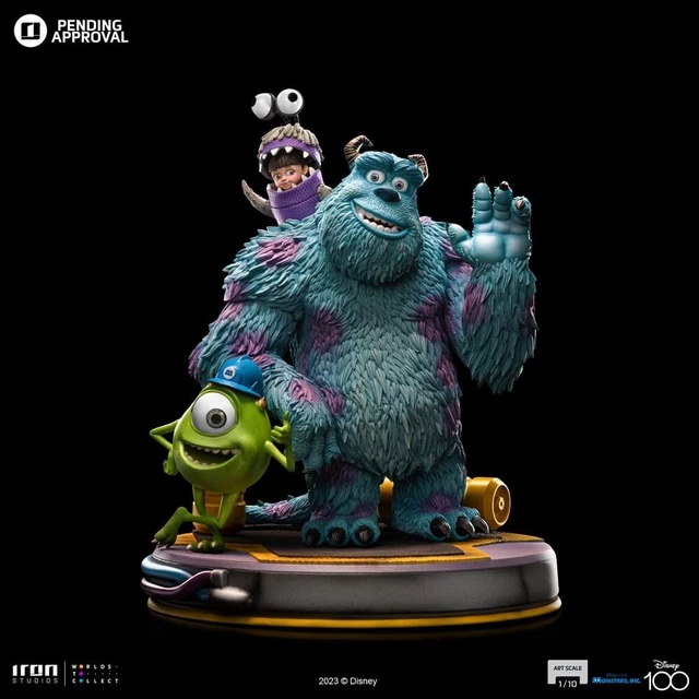 MONSTERS INC STATUE SULLY BOB & BOO 1/10 29 cm IRON STUDIOS PRECO ...