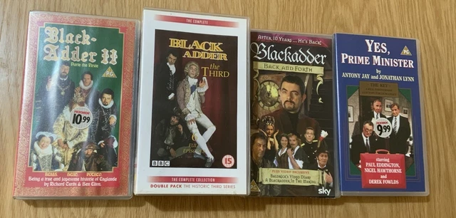 BLACKADDER 2 (PT 1) Third And Forth & Yes Minister Comedy VHS Video ...