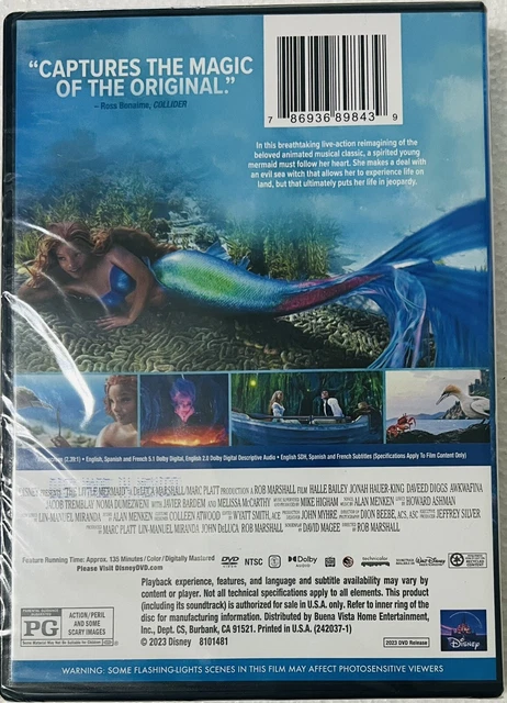 THE LITTLE MERMAID [New DVD] Ac-3/Dolby Digital, Dolby, Dubbed ...