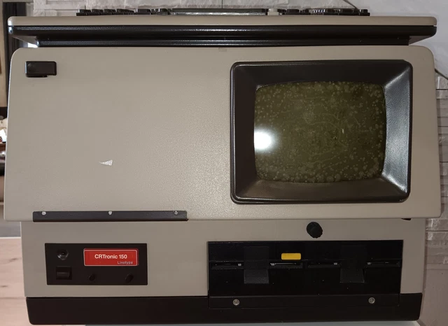CRTRONIC 150 Linotype eine der ersten digitale Fotosatz-Kompaktanlage ...