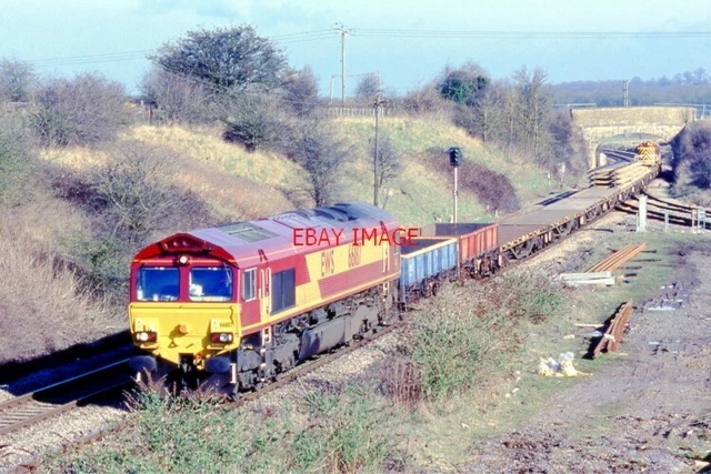 PHOTO CLASS 66 Loco No 66187 Hawkeridge Jnc Feb 2002 £1.75 - PicClick UK