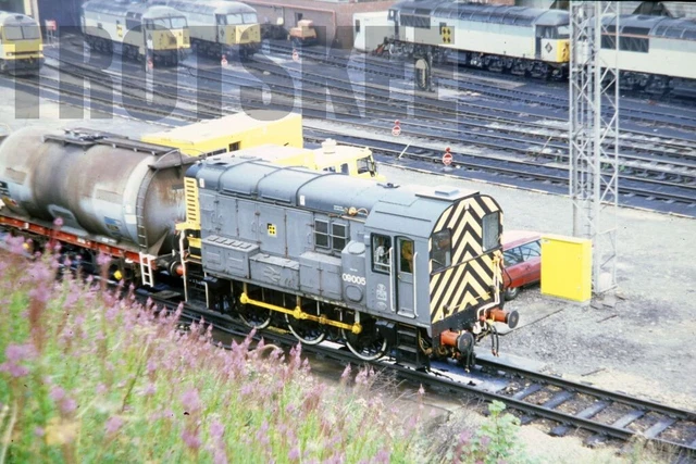 35MM SLIDE BRITISH Railways Diesel Shunter 09005 Class 09 Knottingsley ...