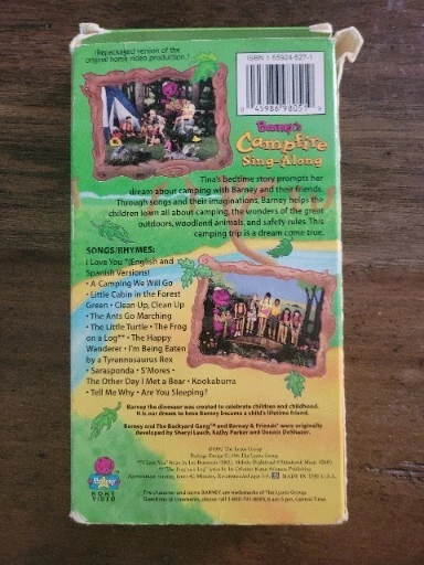 BARNEY CAMPFIRE SING Along VHS Classic Collection EUR 33,56 - PicClick IT